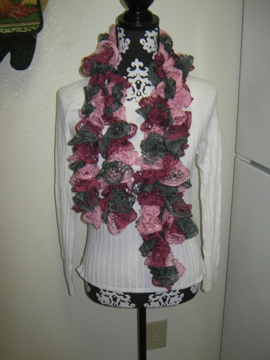 Sashay Scarf Extra Long Crohet Multi Colored Called - Etsy