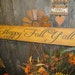 Primitive Sign Wood Sign HAPPY FALL Y'ALL - Etsy