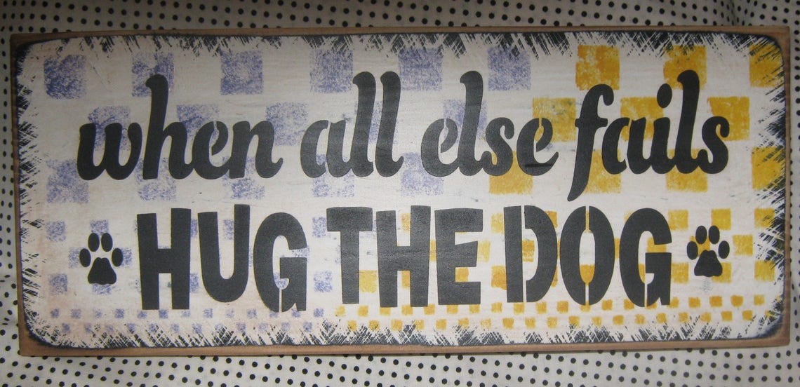 Primitive Hand Painted Wood Entrance Greeting Animal Sign - Etsy