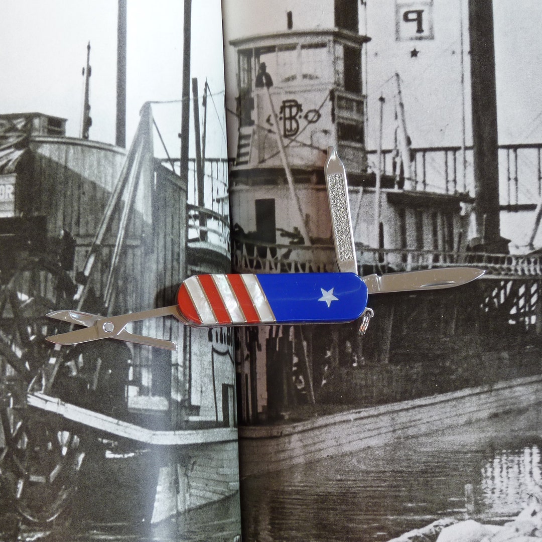 Lapis Coral & Mother of Pearl Multi-tool Pocket Knife Free Shipping ...