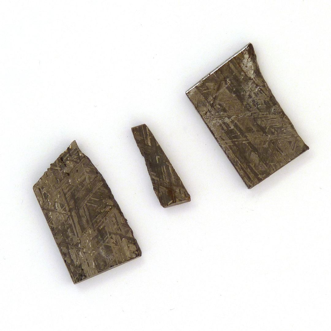 Gibeon Meteorite Slice: Etched Widmanstätten Pattern, Namibia Origin - Etsy