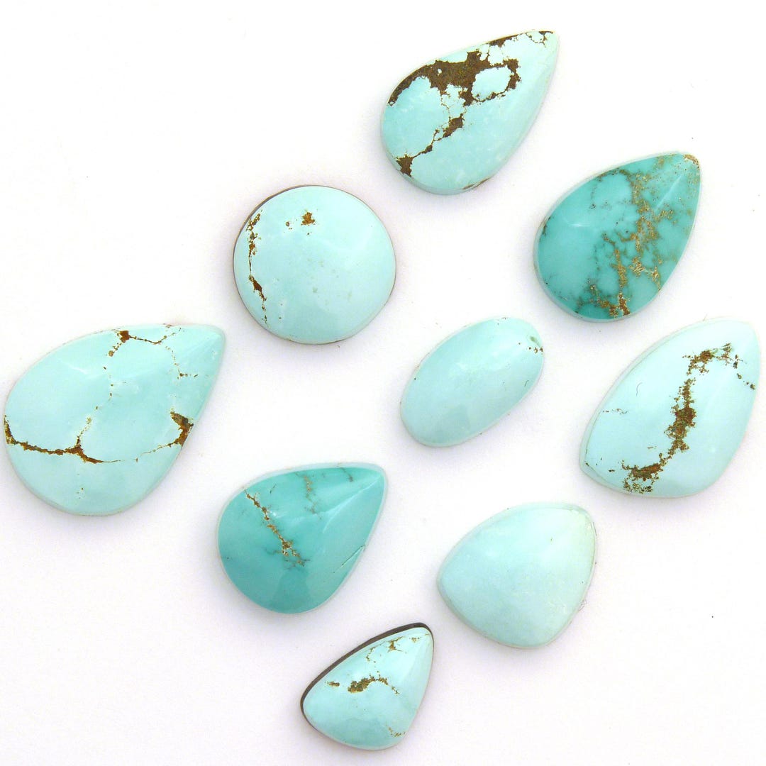 Dry Creek Turquoise Cabochon: Nevada Gemstone - Etsy