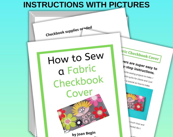 Penelope Wallet Checkbook Sewing Pattern PDF (instant Download) - Etsy ...