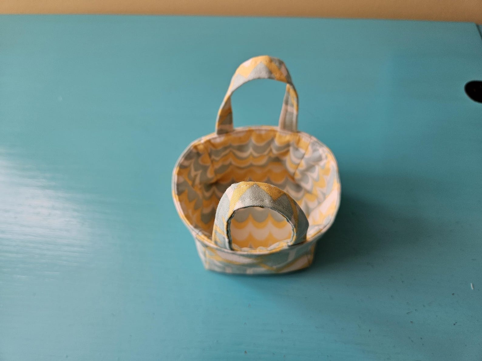 Mini Fabric Basket Sewing Tutorial: Two Sizes (PDF Pattern) - Etsy