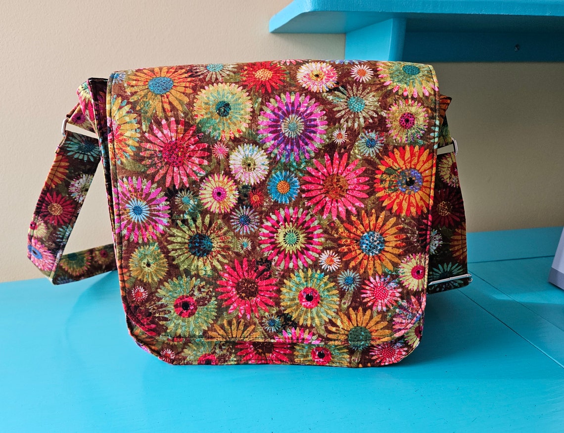DIY Messenger Sling Bag Sewing Tutorial: Crossbody Bag Pattern (PDF) - Etsy