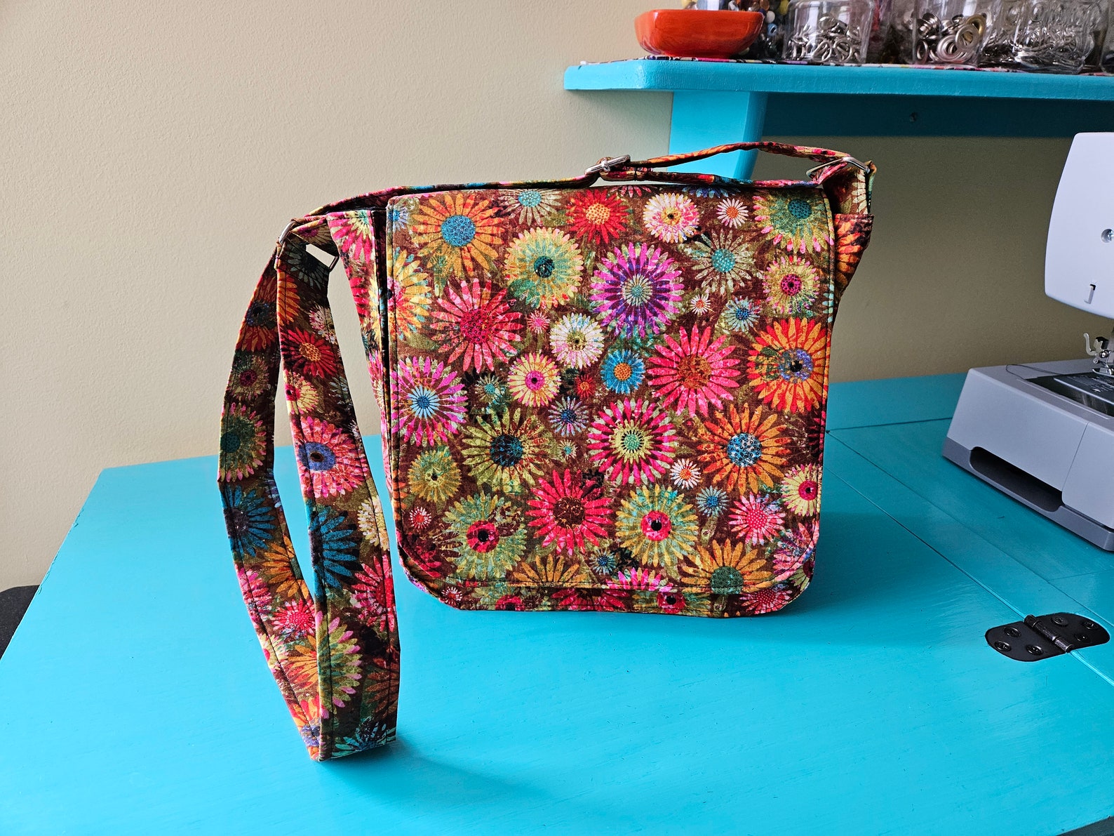 DIY Messenger Sling Bag Sewing Tutorial: Crossbody Bag Pattern (PDF) - Etsy