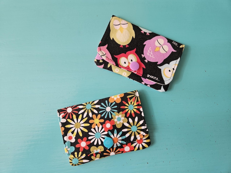 DIY Mini Card Wallet Sewing Tutorial: Printable PDF Pattern - Etsy