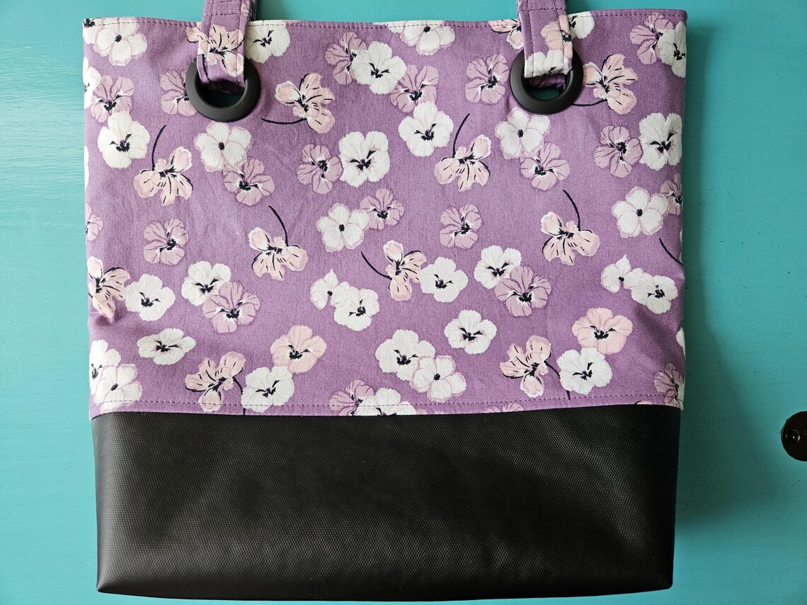 Vinyl Bottom Tote Bag Sewing Tutorial: Printable PDF Pattern - Etsy
