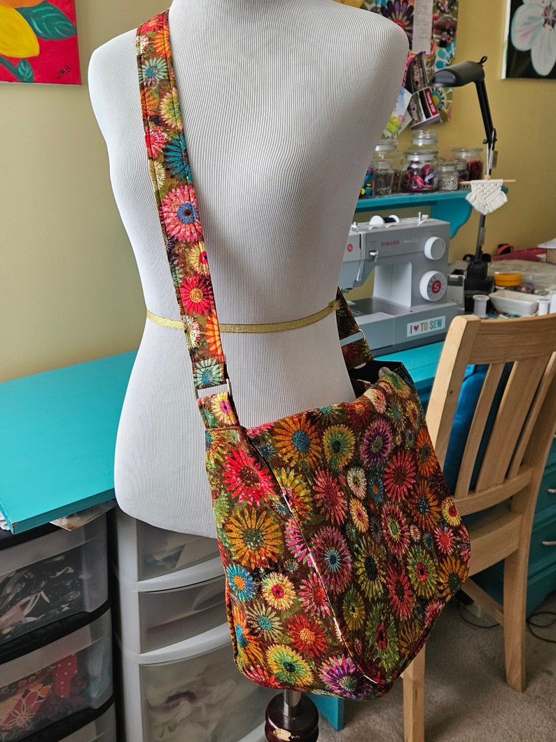 DIY Messenger Sling Bag Sewing Tutorial: Crossbody Bag Pattern (PDF) - Etsy