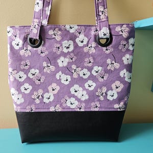 Vinyl Bottom Tote Bag Sewing Tutorial: Printable PDF Pattern - Etsy