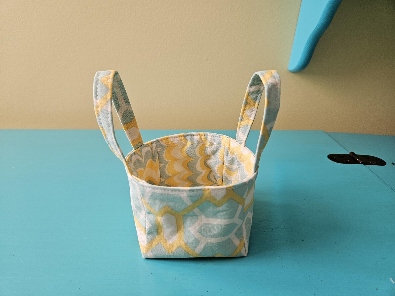 Mini Fabric Basket Sewing Tutorial: Two Sizes (PDF Pattern) - Etsy