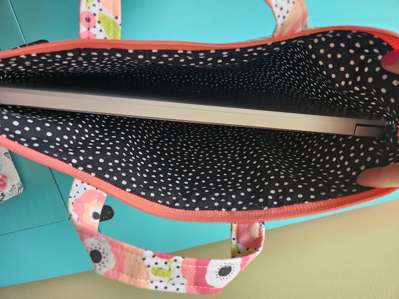 Quilted Laptop Case Sewing Pattern With Zipper (PDF) - Etsy