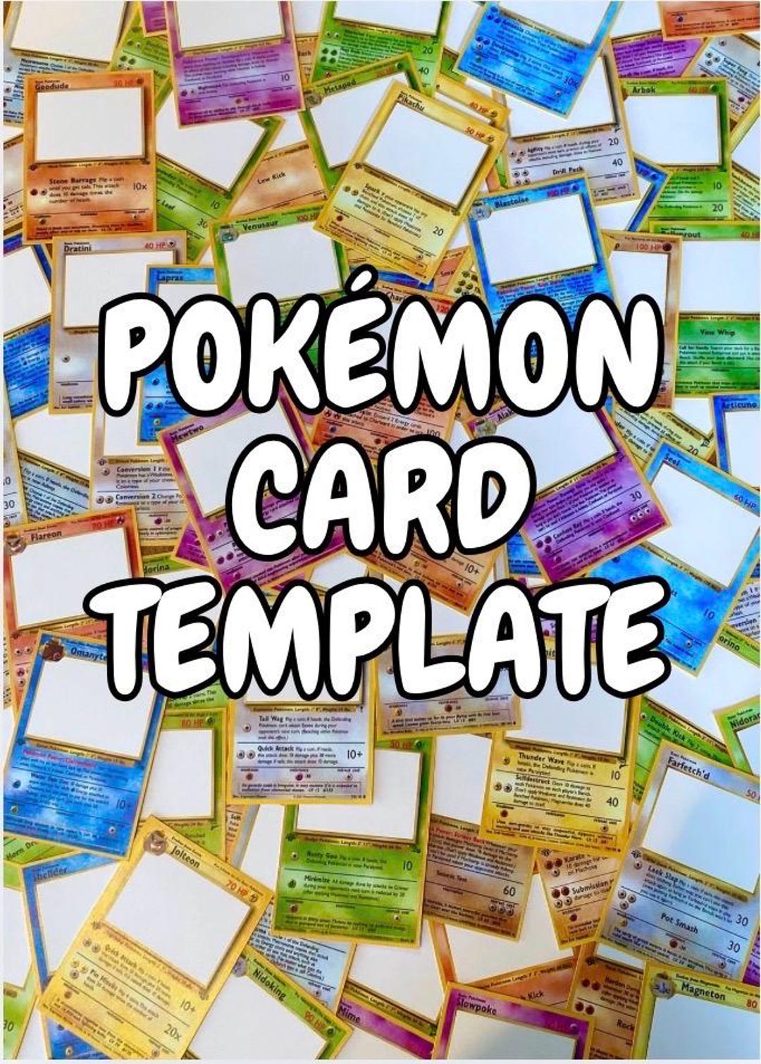 Modelo de Carta Pokémon Personalizada - Desenhe sua própria carta ...