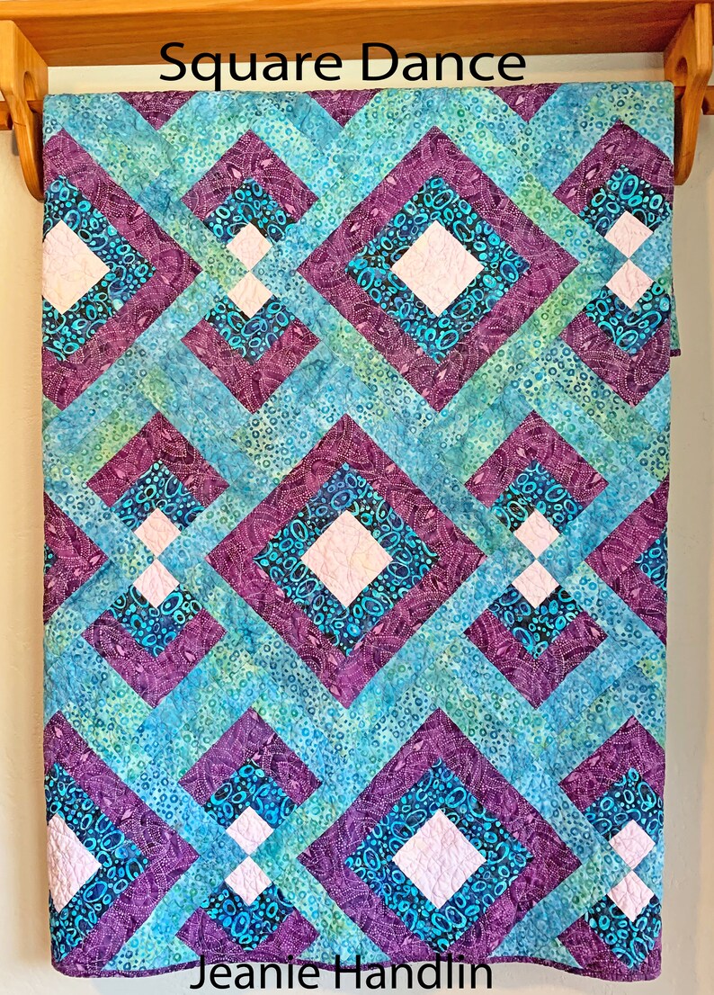 The Square Dance Quilt Top PATTERN Includes Detailed Instructions With ...
