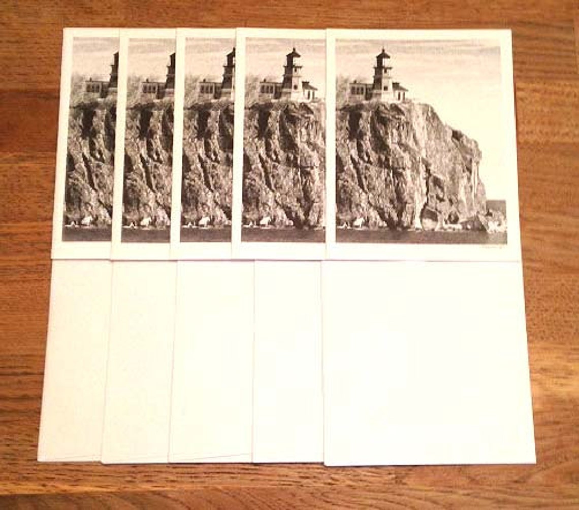Split Rock Note Cards - Etsy