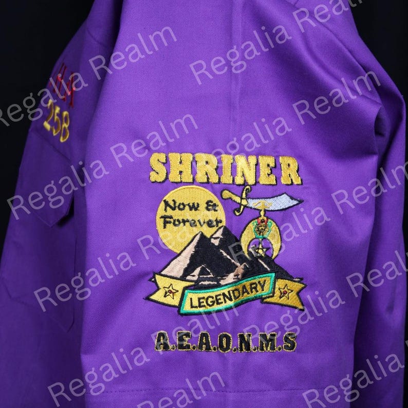 Custom Shriner El Hajj Temple Walking Shirt, Embroidered Shriners ...