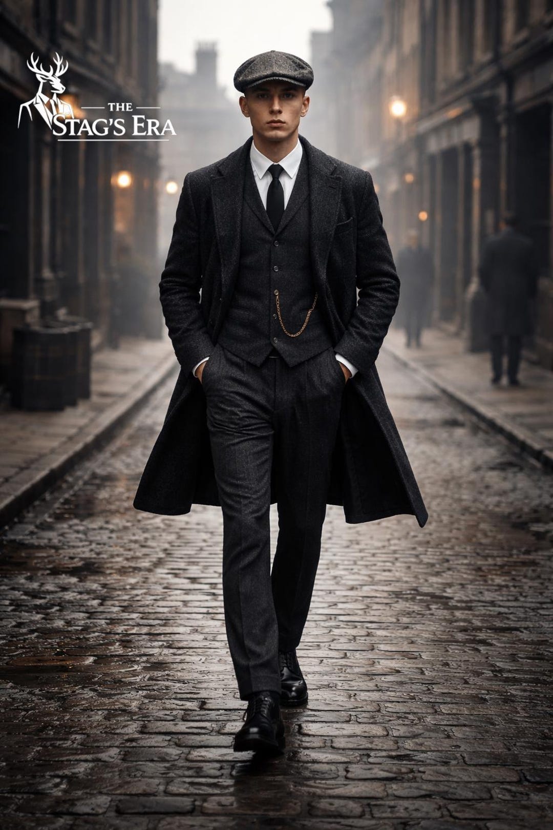 Peaky Blinders Style 3-piece Wool Suit – Vintage British Outfit - Etsy