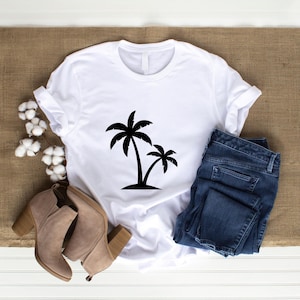 Palm Tree Svg Bundle, Clipart, Silhouette, Cut Files for Cricut, Beach ...