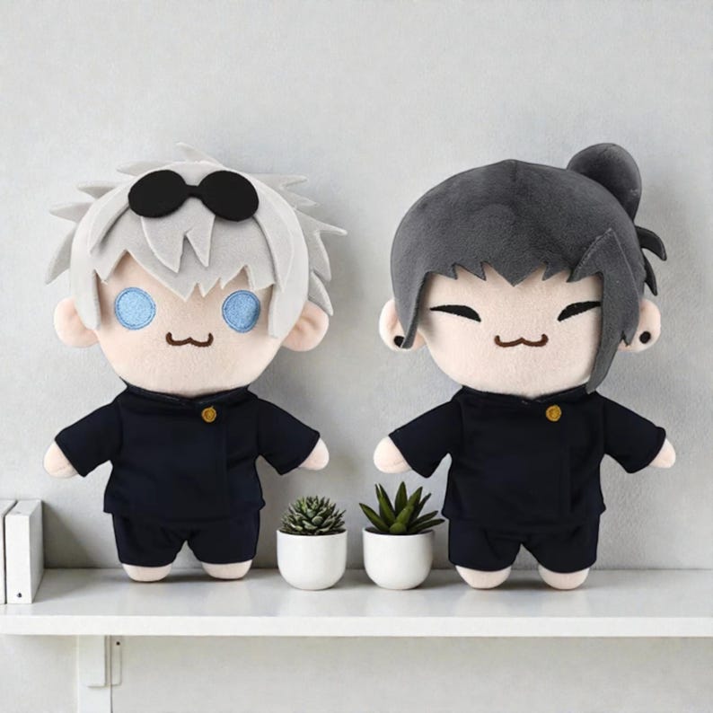 Gojo Satoru Geto Suguru Plush Toy | Jujutsu Kaisen Anime Chibi Dolls - Etsy