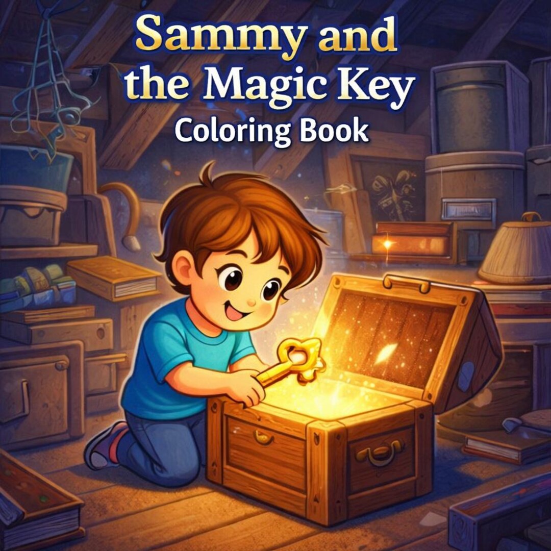 Sami and the Magic Key – Story + Coloring Book Bundle | Printable PDF ...
