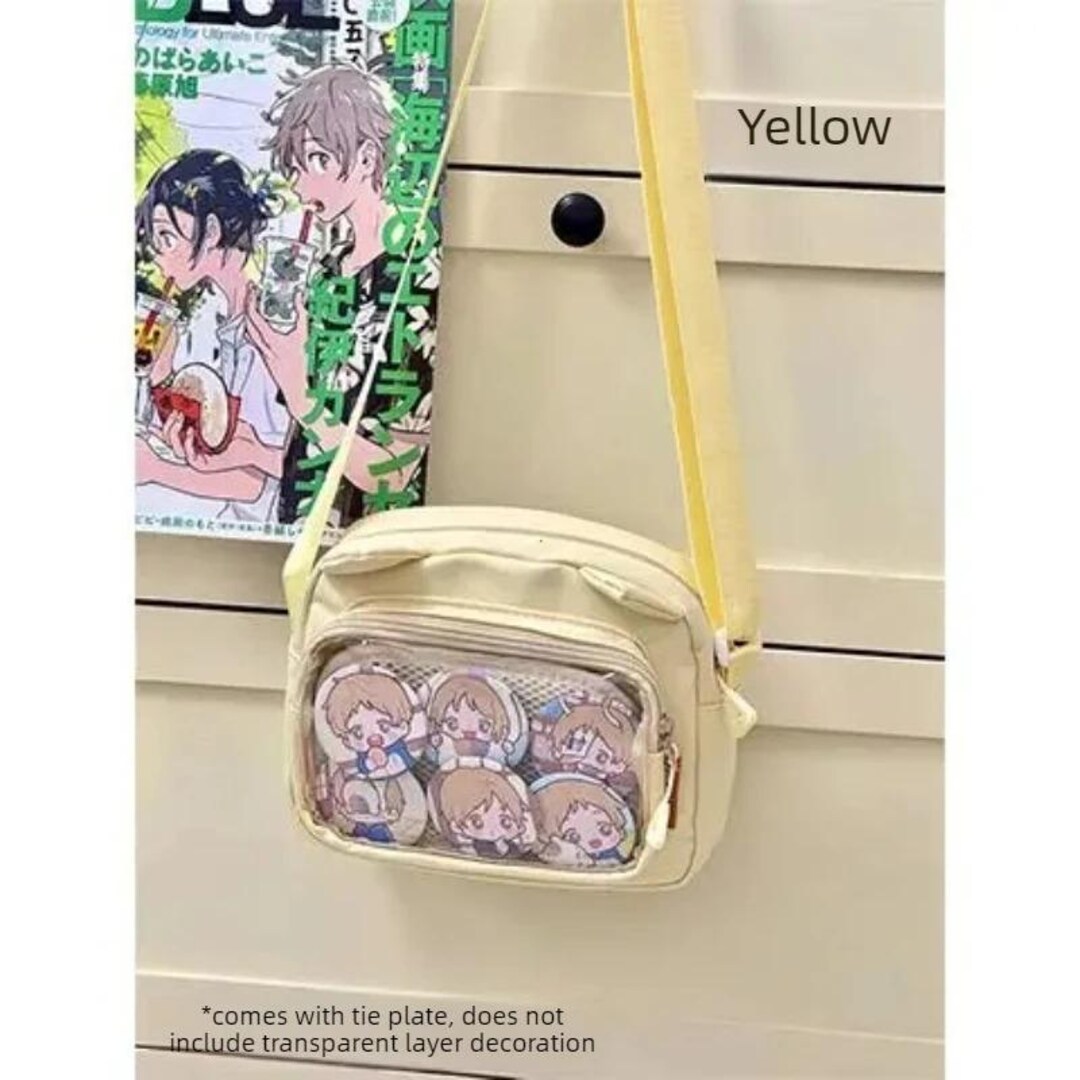 Ita Bag Crossbody & Messenger - Pin Display Shoulder Bag - Japanese ...