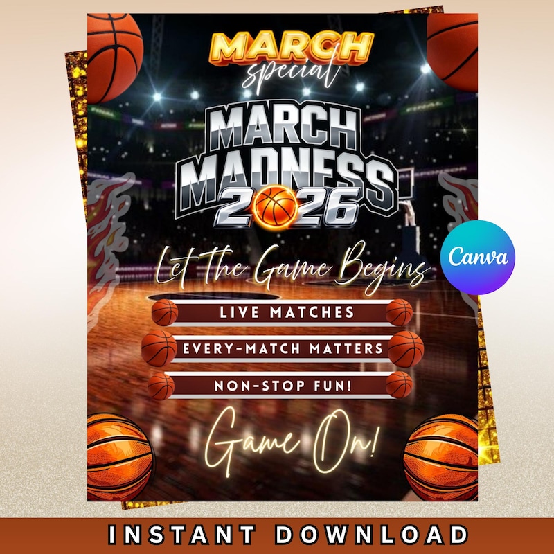 March Madness Invitations - Etsy