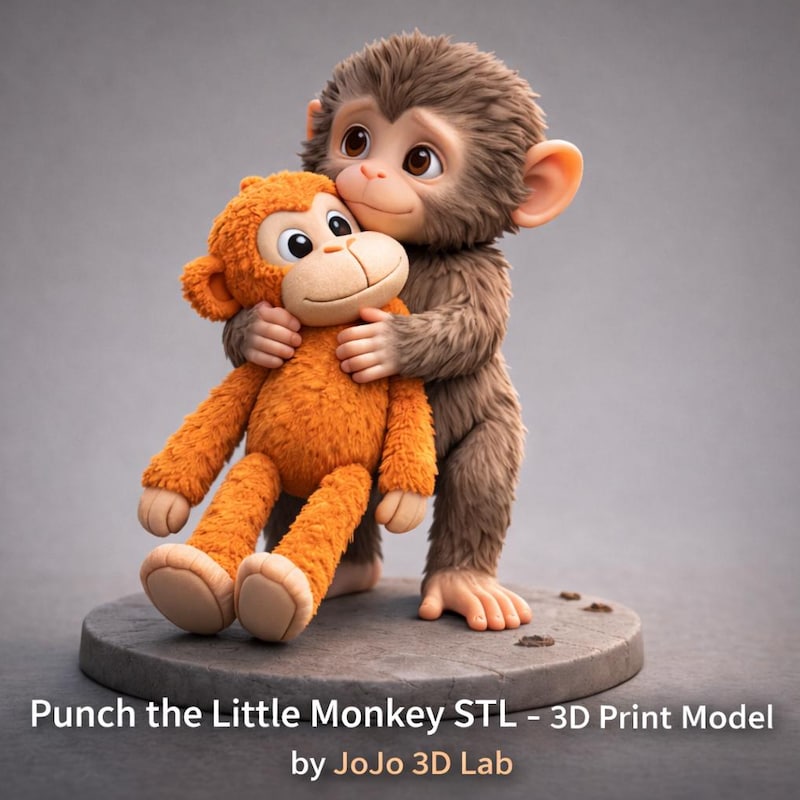 3d File for Monkey - Etsy