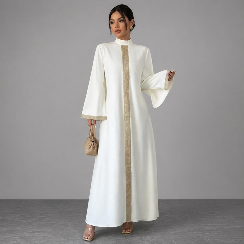 Abaya Gold Trim - Etsy