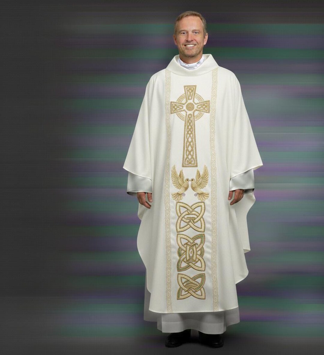 Roman Chasuble Catholic With Embroidery , Traditional Cloth , Custom ...