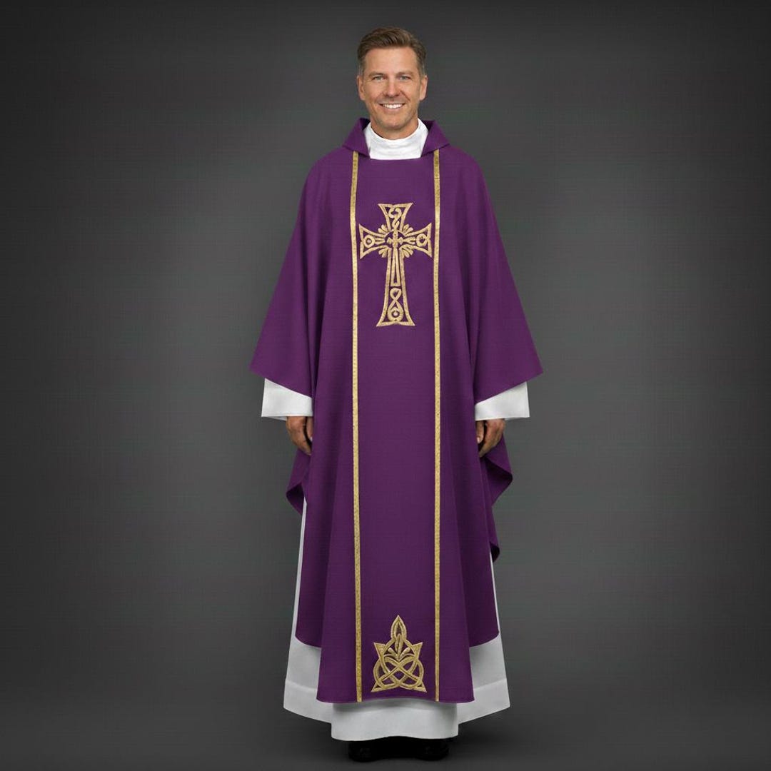 Roman Catholic Chasuble for Men , Church Wear ,custom Wear - Etsy