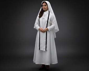 Nun Dress for Women , Adult Nun Outfit , Custom Cassock , Religious ...