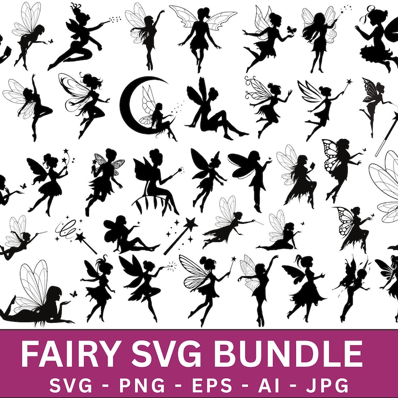 Fairy Silhouette - Etsy UK