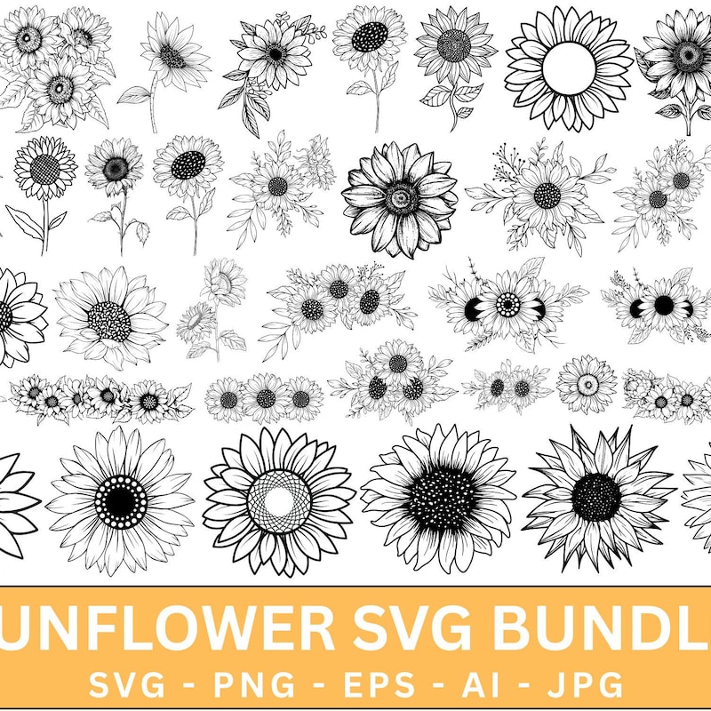 Png File of Sunflower - Etsy