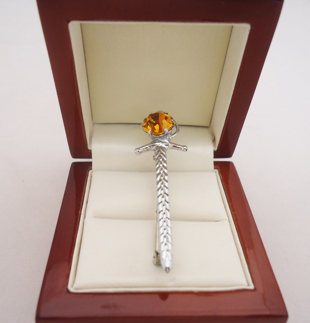 Scottish Sword Pin, Mizpah Dagger Brooch - Etsy