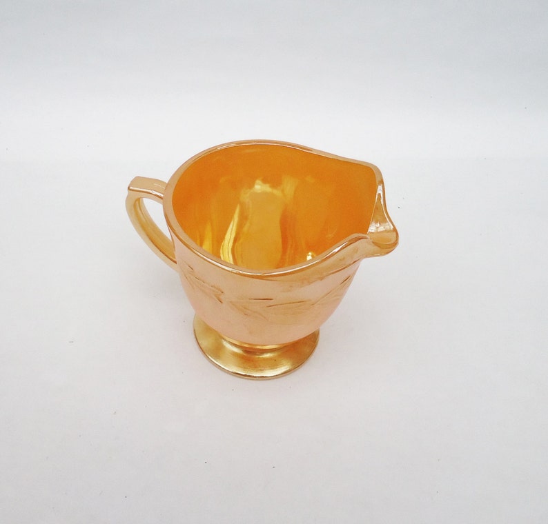 Vintage Fire King Peach Luster Creamer-oven Ware 1950s - Etsy UK