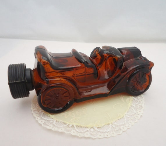 Vintage Avon Car Perfume Bottle, Amber Glass Perfume … - Gem