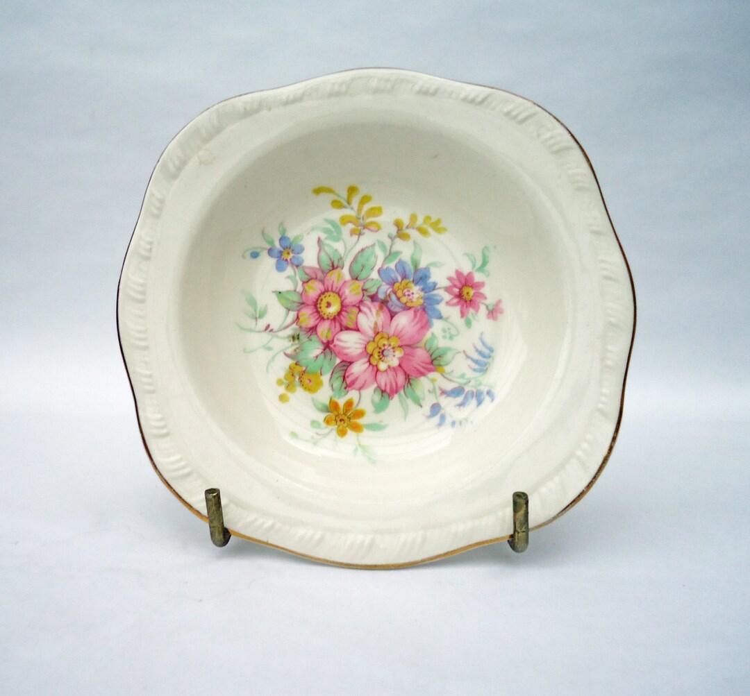 Vintage Alfred Meakin Pin Dish, Flower Design, Alred Meakin China, UK ...
