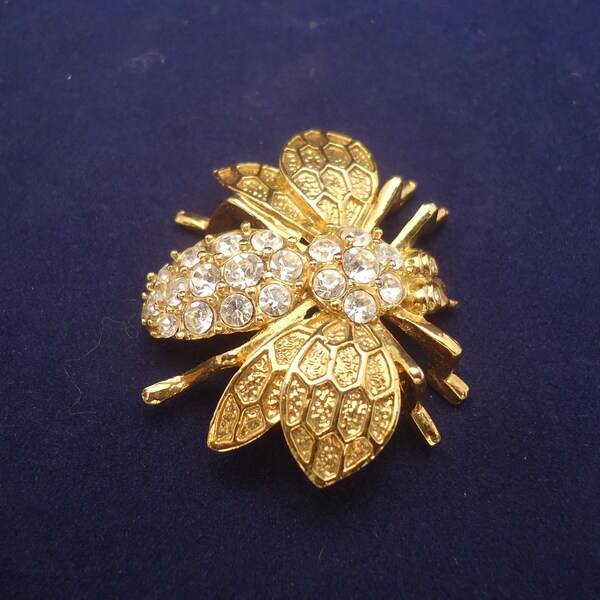 Vintage Bee Brooch - Etsy