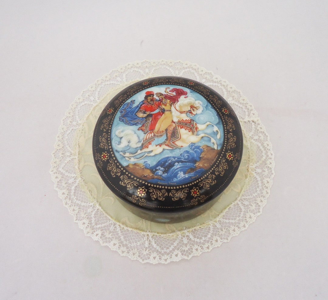 Musical Trinket Box "the Princess and Elisey", Russian Musical ...