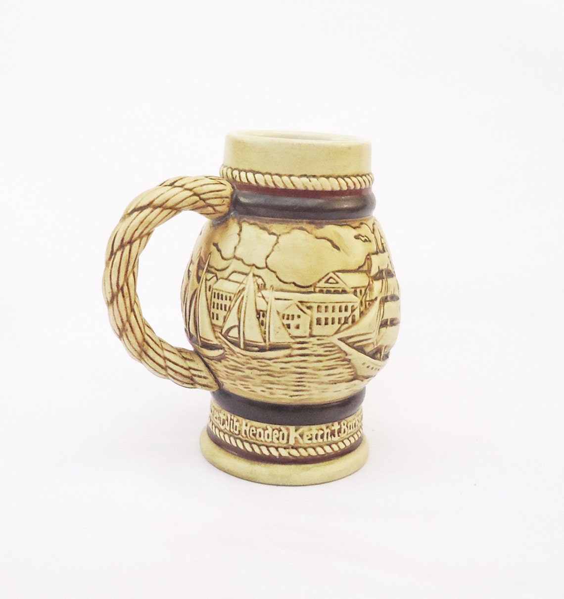 Vintage Handcrafted Avon Mug Brazil Avon Ship Nautical 1982 - Etsy