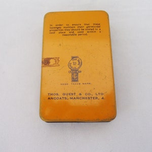Vintage Lodised Throat Lozenges Pastilles Tin, Sure Shield Iodised ...