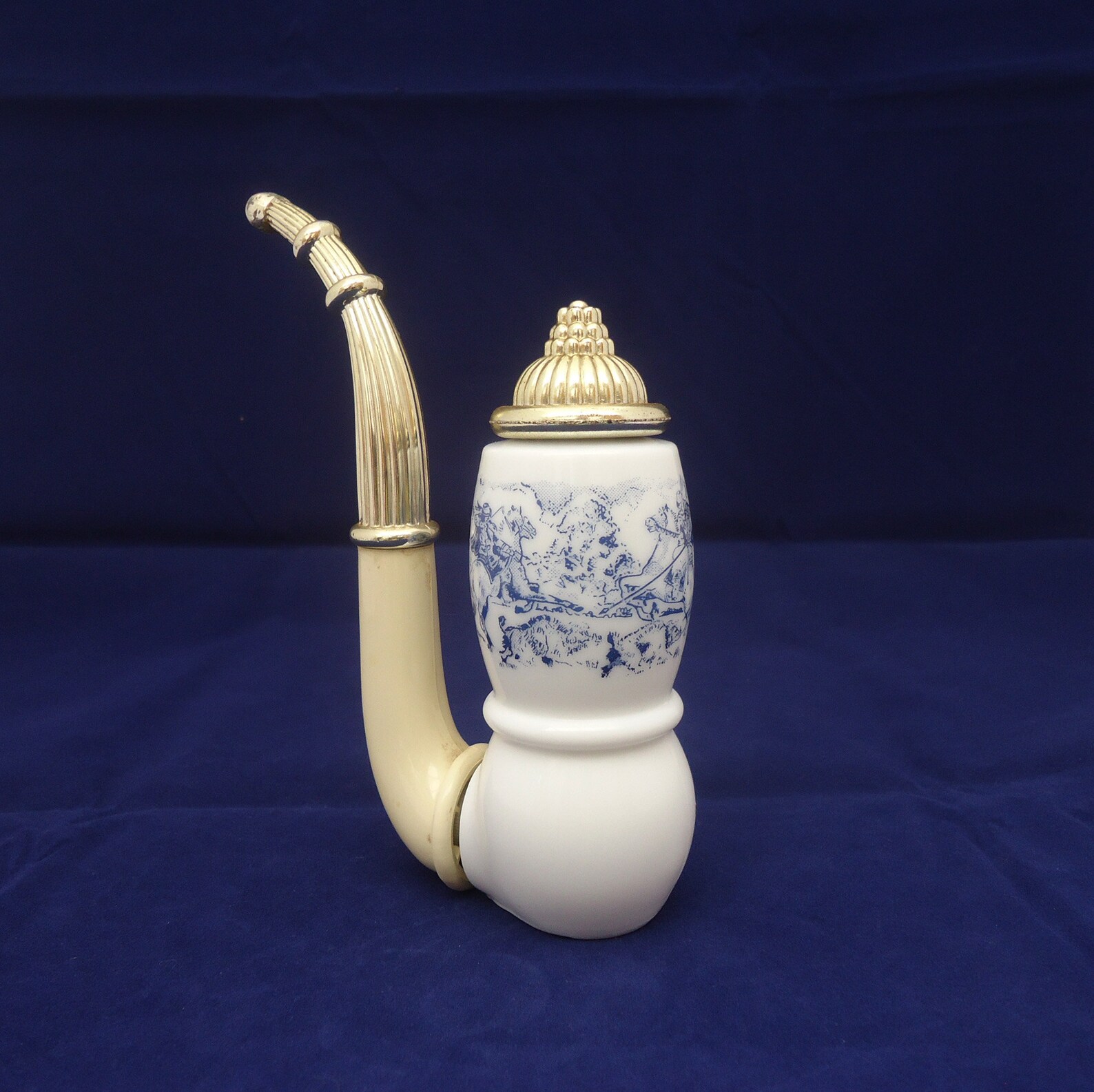 Avon Pipe Perfume Bottle Avon Milk Glass Perfume Decanter - Etsy UK