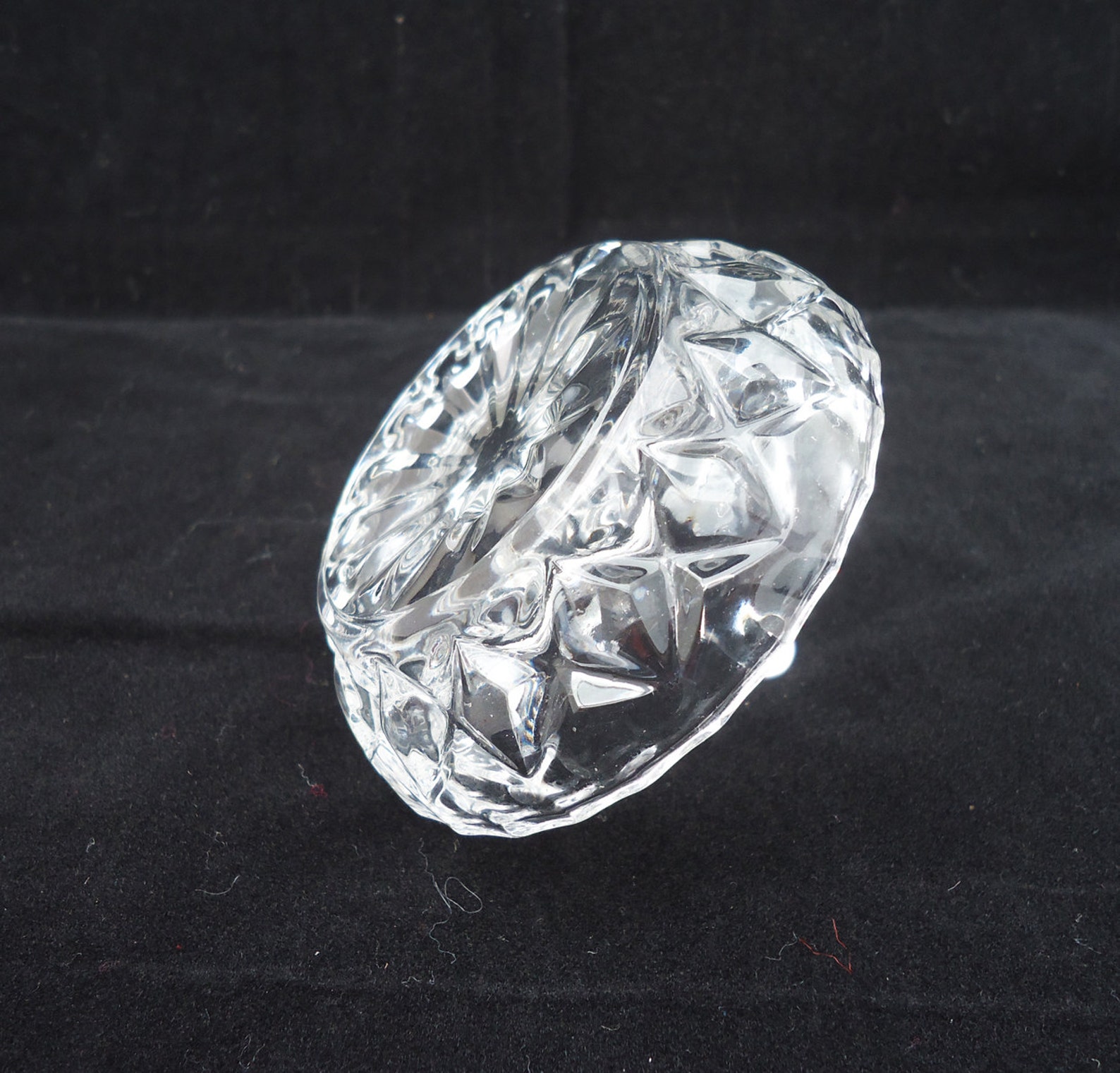 Zajecar Crystal Ring Holder, Made in Yugoslavia, Crystal Ring Holder ...