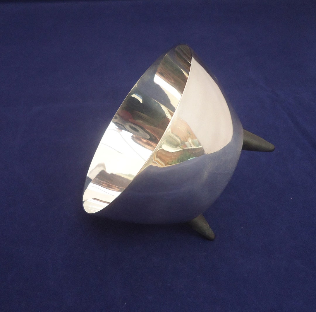 Vintage Angora Silver Plated Bowl, English Angora Stylish Tree Feet ...