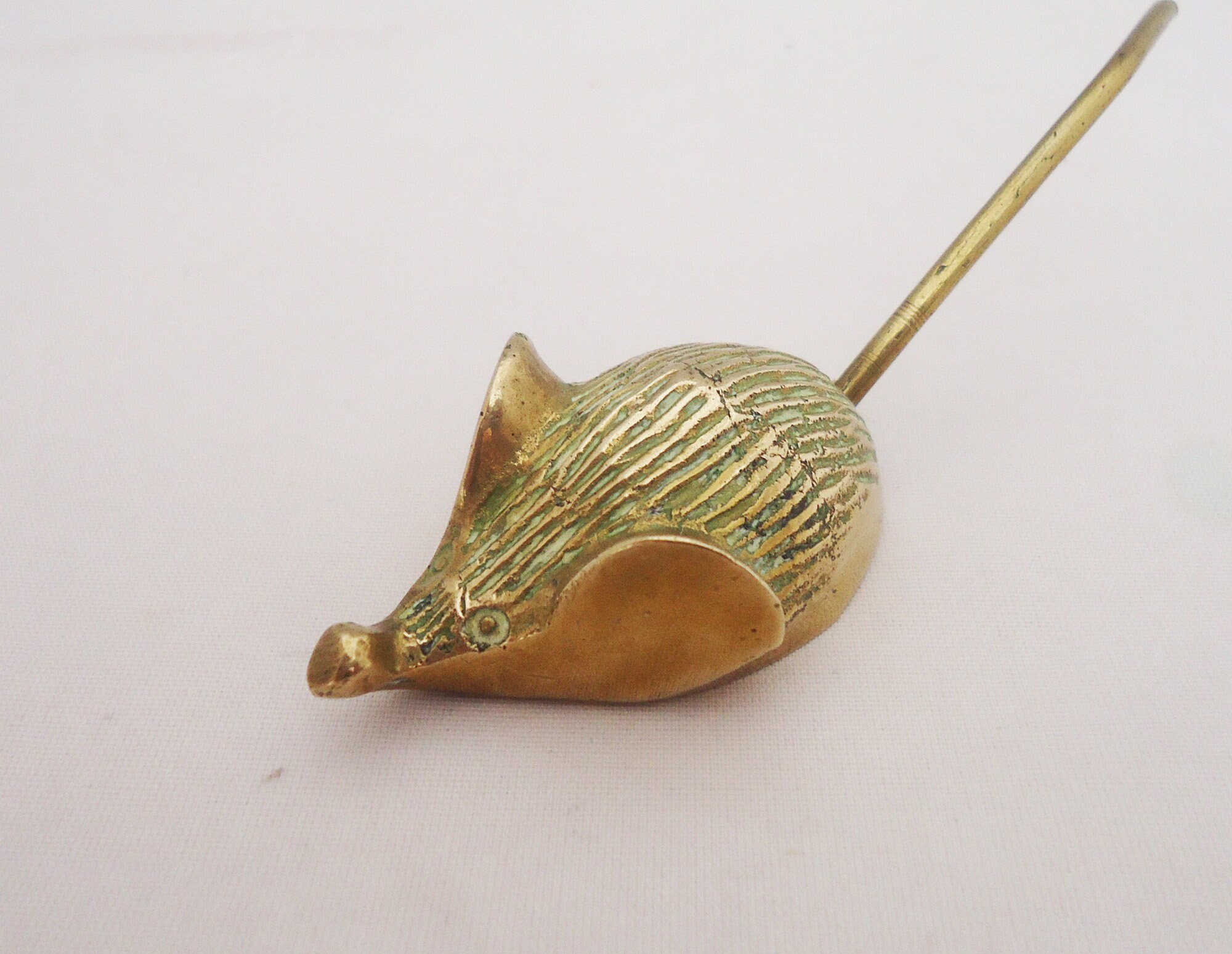 Brass Mouse Figurine Brass Mouse Ring Holder - Etsy