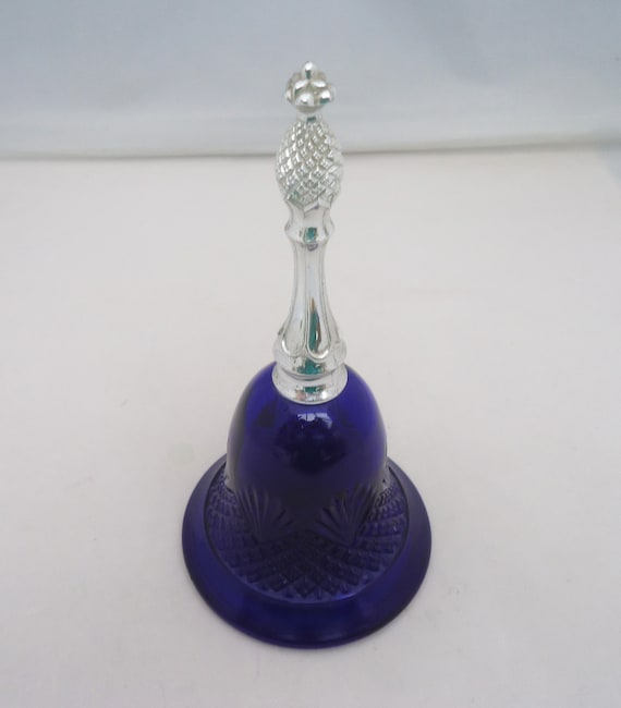 Vintage Empty Avon Cobalt Blue Glass Bell Perfume Bot… - Gem