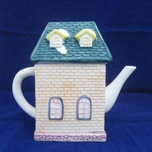 Ceramic House Tea Pot, Collectable House Tea Pot, Tea Pot Large ...