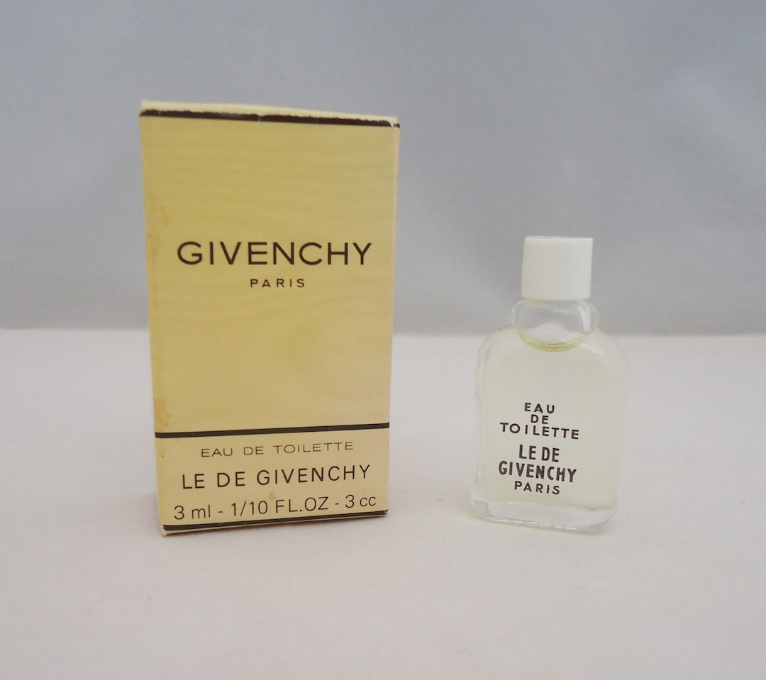 Vintage Miniature Perfume Bottle Givenchy Le De Givenchy EDT 3 Ml. - Etsy