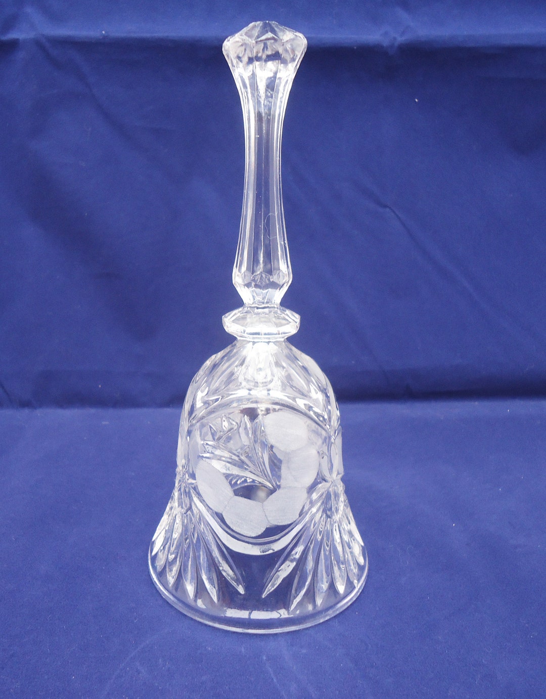 Enesco Crystal Bell, Vintage Hand Held Bell - Etsy