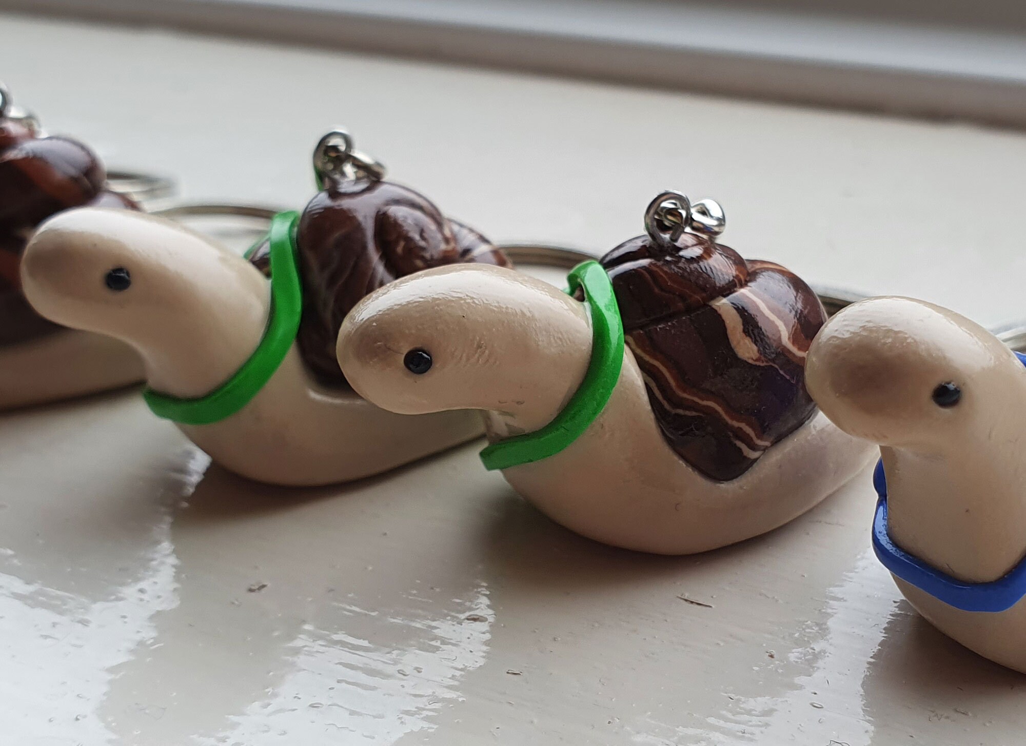 Snail Messenger Charm Keyring - Etsy